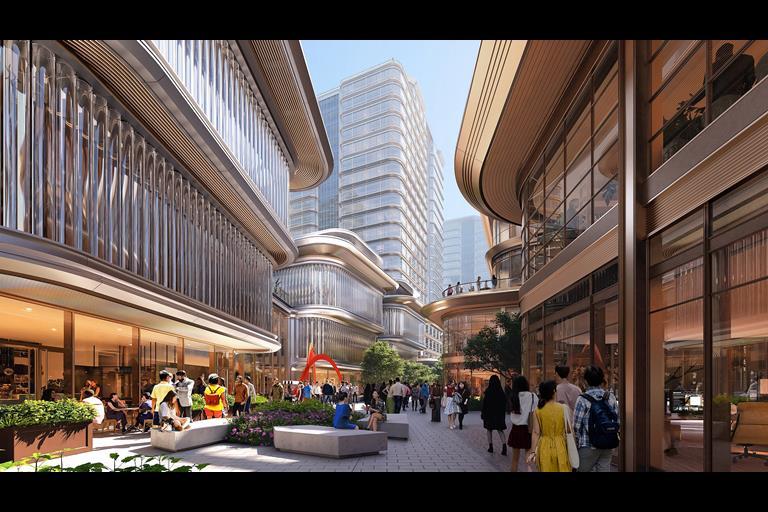 Fosters unveils designs for Changfeng mixed-use development in Shanghai ...